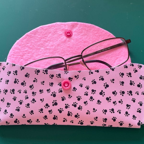 Glasses Case Pattern SVG, Sunglasses Pouch Template, Faux Leather No ...
