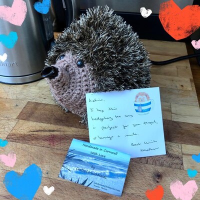 Hedgehog Tea Cosy, Great Tea Cozy in Your Kitchen, Dining, Handmade Tea ...