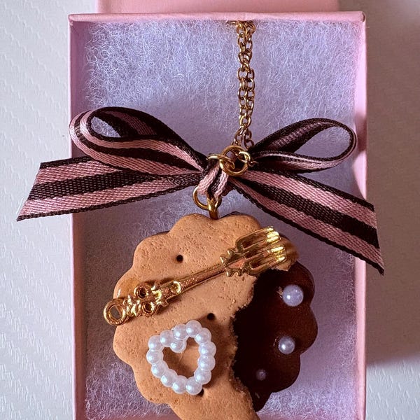 Chocolate Cake Barrette - Polymer Clay, Kawaii Handmade Food Jewelry ...