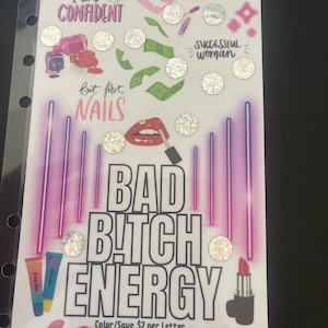 Baddie Energy Scratch off Savings Challenge - Etsy