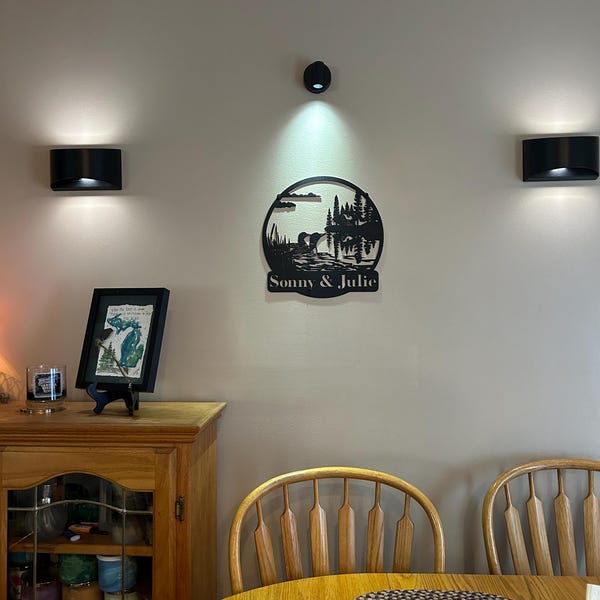 Personalized Puerto Rico Flag Metal Wall Art LED Light Custom Puerto ...