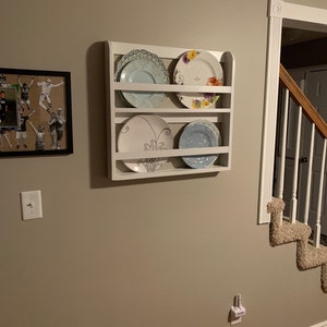 Plate Shelf, Plate Rack, Wall Shelf, Vintage Shelf, Handmade Plate ...
