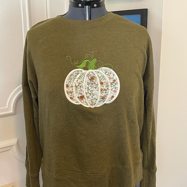 Pumpkin Applique - Fall Embroidery Design (digital Download) - Etsy