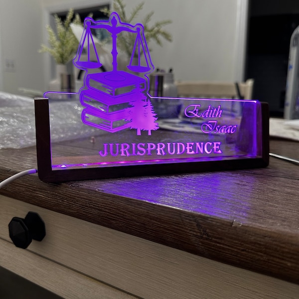 Custom Excavator Desk Name Plate Wedge, Personalized Nameplate Office ...