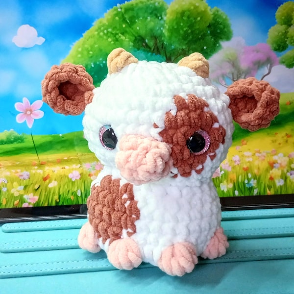 4 in 1 Baby Cow Crochet Pattern Bundle (crochet Cow Pattern, Amigurumi ...