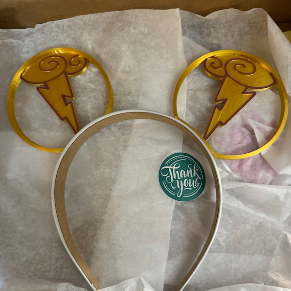 Lightning Bolt Park Mouse Ears, Hercules Lightning Bolt Mouse Ears ...
