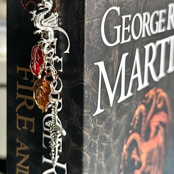 Fourth Wing Iron Flame Dragon Bookmarks, Dragon Colour Bookmarks, Metal ...