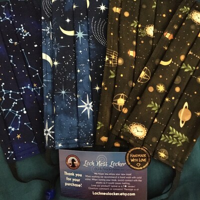 Star Seedlings Galaxy Reusable Adjustable Face Mask With Filter ...