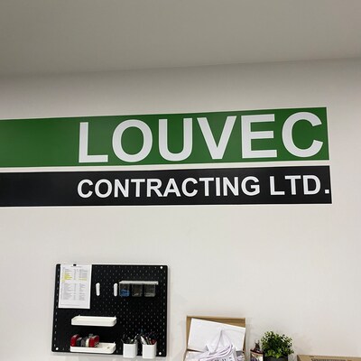 Custom Interior Wall Vinyl Decal / Your Business Logo / Personalized ...