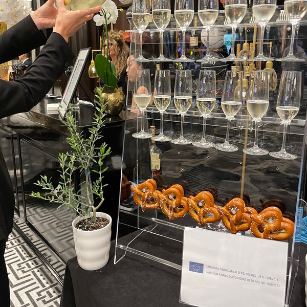 Acrylic Champagne & Donut Wall Display: Party Decor (33x22") - Etsy