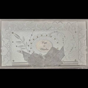 Handmade Wedding Envelope, Wedding Envelope for Money With Flowers ...