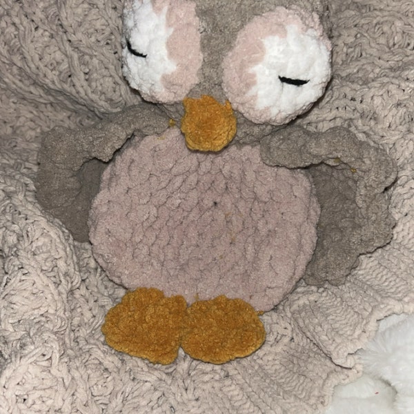 Pattern: Oakley the Owl Snuggler Pattern, Crochet Owl, Crochet Pattern ...
