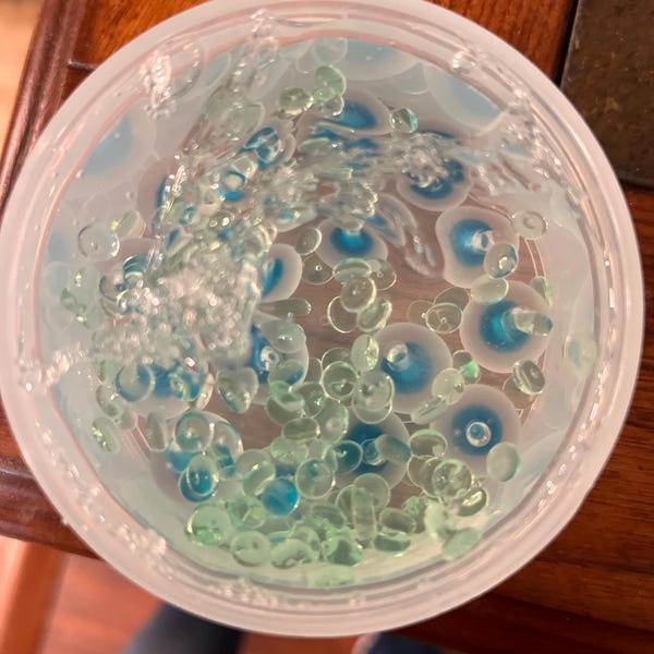 Turtle Cove Frogspawn Slime, Frog Spawn Slime, Fishbowl Beads Slime ...