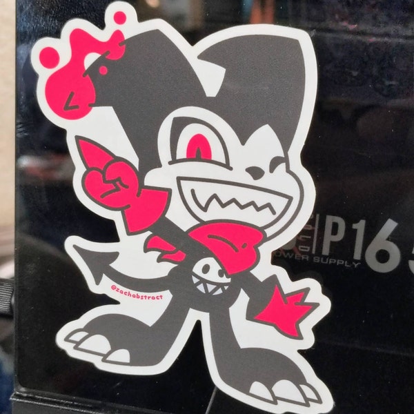 Purple Gyokuto Bunny Rabbit Yokai Square Art Print - 8 Inches Wide, 8 ...