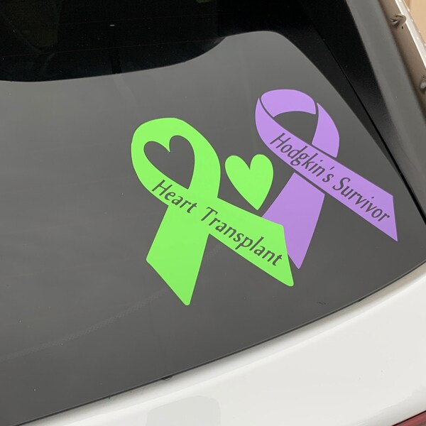 Cancer Awareness Ribbon, Customize Personalized Decal, Car Decal, Phone ...