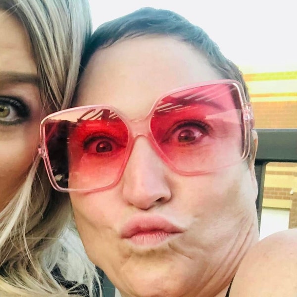 Vintage Rectangle Retro Sunglasses 90s Style- Women and Men - Etsy