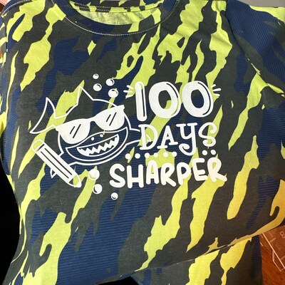 100 Days Sharper Svg, 100th Day of School Svg Dxf Eps Png, Kids Svg ...