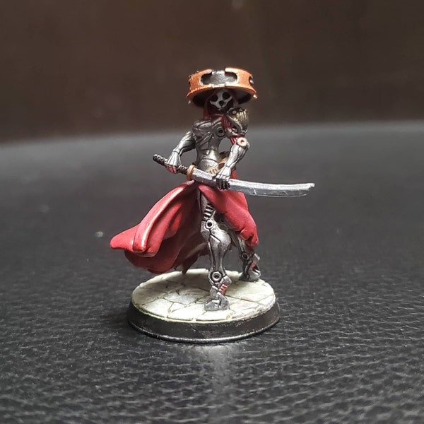 Female Cyborg Samurai | Dnd Miniature |female Samurai | Miniatures for ...