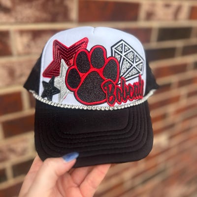 Mustangs Color Choice Mascot Team Name Words Iron on Applique ...