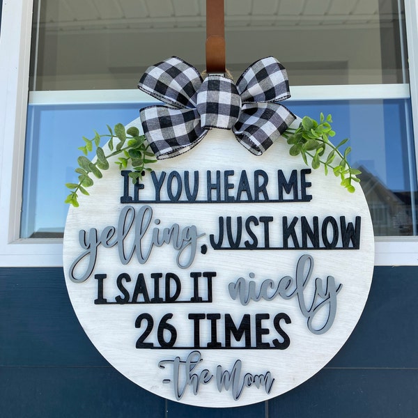 Funny Round Signs SVG , Round SVG Files, Door Hanger Svg, Welcome Sign ...