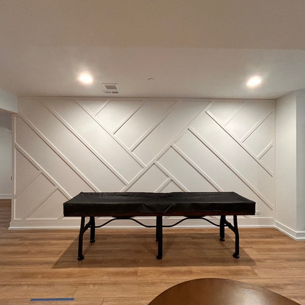 Custom Accent Wall Design Blueprint - Etsy UK