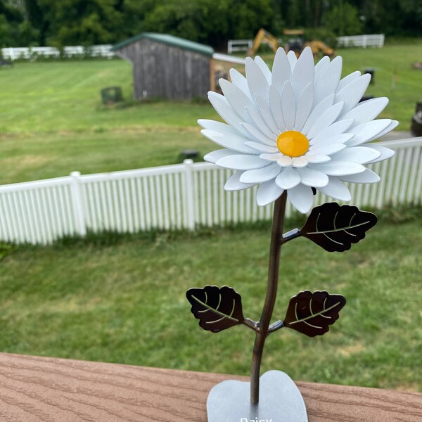 Metal Daisy • Iron Anniversary • 6th Anniversary • Hand Forged ...