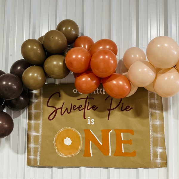 Hand Painted Custom Party Banner- Birthday Banner- Kraft Paper Banner ...