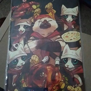 Meowscular Chef 11x17 Print Monster Hunter World Palico Fan Art - Etsy