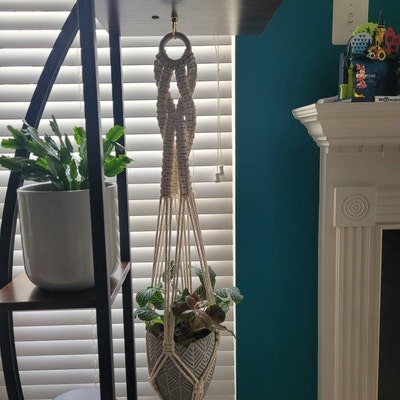 The Marigold Plant Hanger Macrame Spring Houseplants Gardening Home ...