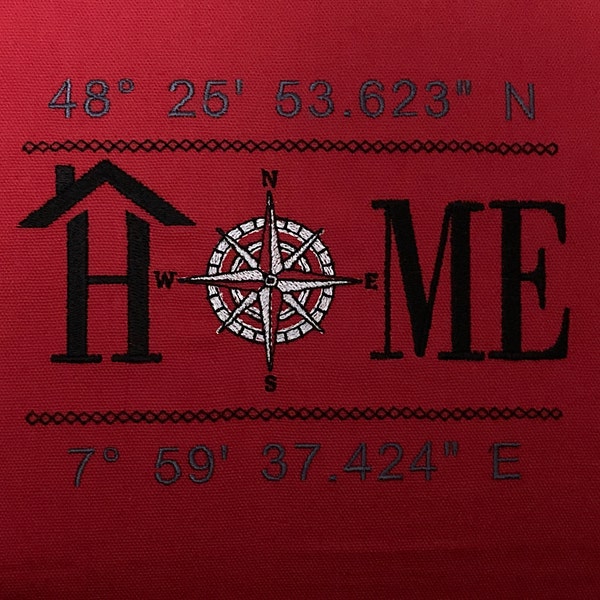 Home Nautical Compass Embroidery Design - Seaside Nautical Compass ...