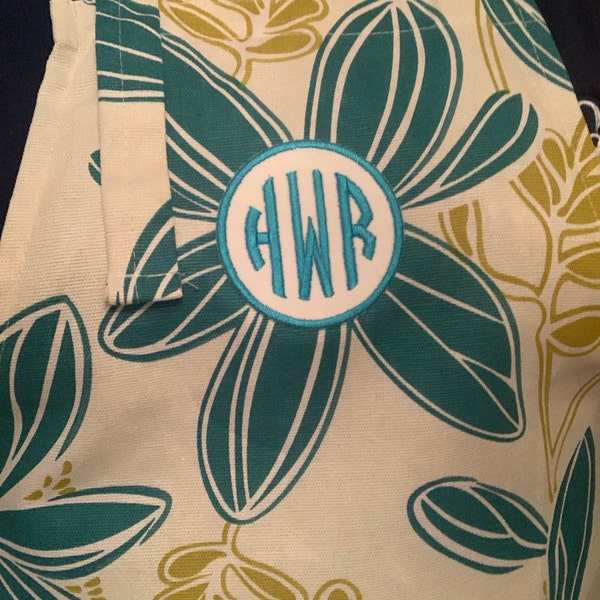 Custom Personalized Embroidered Circle Monogram Initial Name Patch - 3 ...