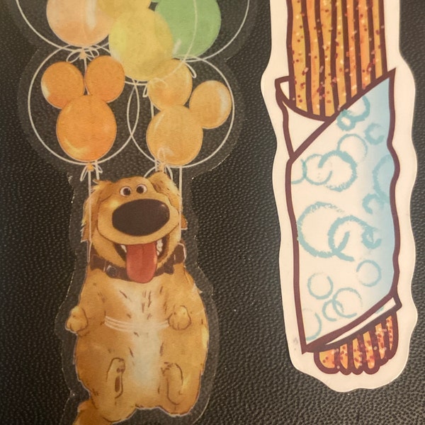 Dug Mickey Balloon Transparent Laptop Sticker/ up Pixar Disney Decal ...