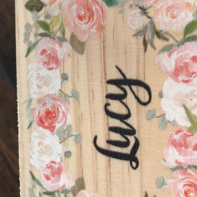 Flower Girl or Bridesmaids Gift Box Jewelry Box Personalized Name ...