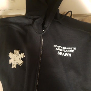 Personalized EMS EMT stars and Stripes With | Etsy