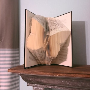 BUTTERFLY Book Folding Pattern 225 Folds 450 Numbered Pages. PDF ...