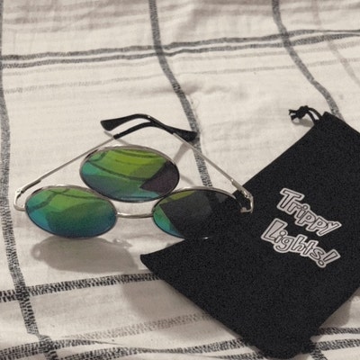 Third Eye Sunglasses, PINK TRANSPARENT LENSES Free Cleaning Pouch Ships ...