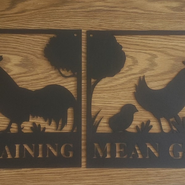 Custom Metal Chicken Coop Sign, Custom Metal Chicken Sign, Custom Metal ...