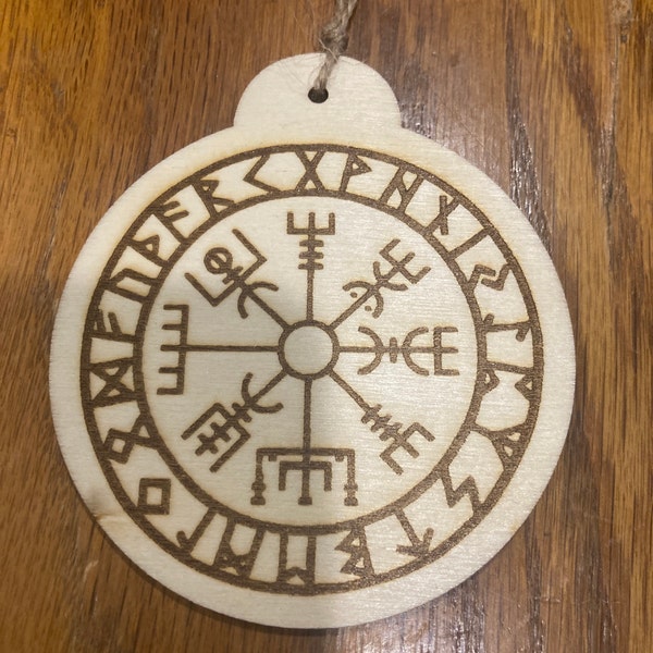 Viking Yule Ornaments, Viking Christmas Decoration, Viking Wooden ...