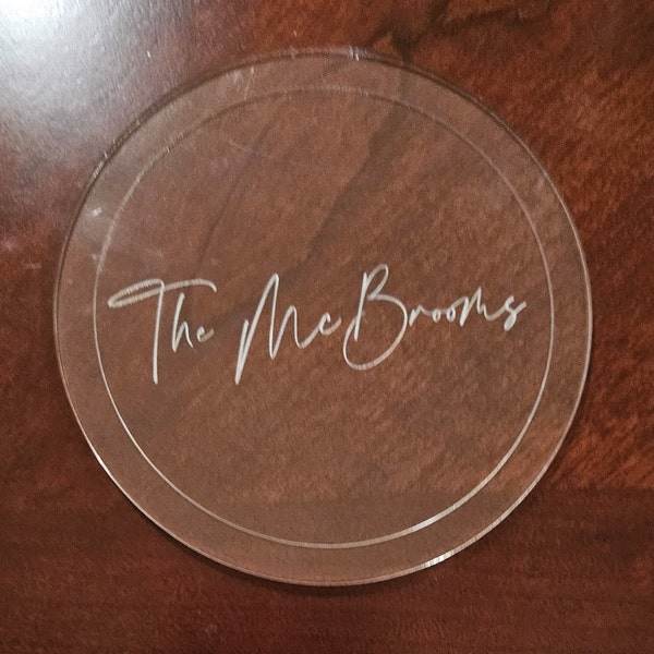 Company Logo Engraved Coasters, Logo Engraving, Company Coasters ...