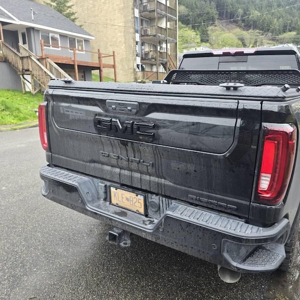 Red With Black Outline Raised Tailgate Insert Letters Tailgate Letters ...
