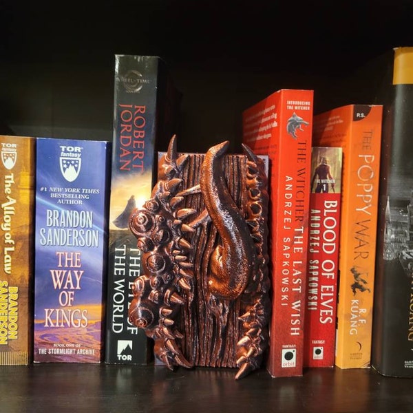 Mimic Book Nook - Fantasy Book Shelf Decor - Book Lovers Gift - Horror ...