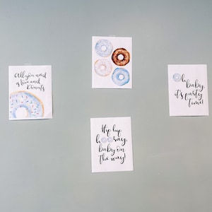 Donut Party Sign Donut Grow Up Printable Pink Donut Decor | Etsy