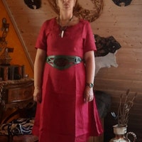 Leather Belt beltane Deluxe Unisex Pagan Larp Medieval Event - Etsy