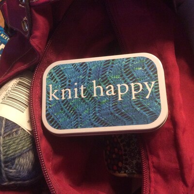 Knit Happy Knit Notions Box for Travel TSA Airplane Knit - Etsy