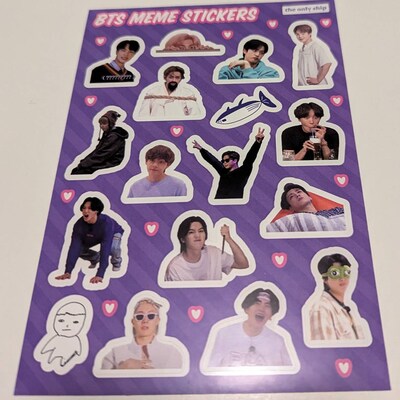 BTS RM LOST Sticker Sheet - Etsy