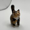 Custom Clay Cat Figurines, Tiny Hand-painted Clay Cats, Tiny Cat ...