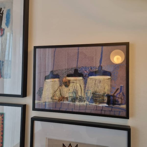 Bar Poster Giclée Large Wall Art - Etsy