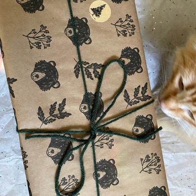 Eco Friendly Nature Inspired Wrapping Paper Rustic Boho Sustainable ...