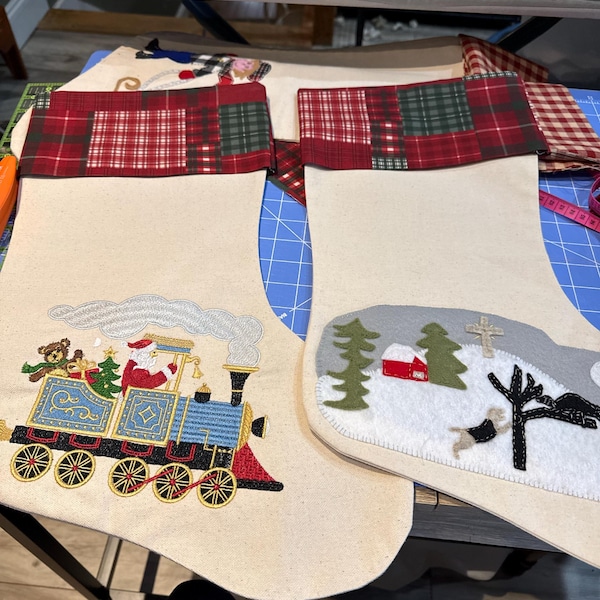 Multicolor Santa's Polar Express Embroidery Design – Christmas Train ...