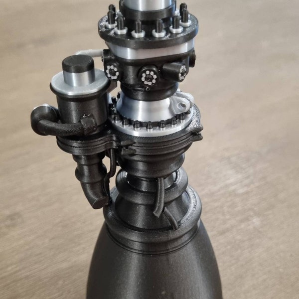 Raptor 3 Replica - Spacex Rocket Engine 3D Printed Model - Etsy